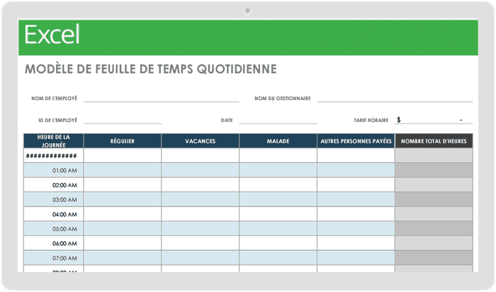 Feuille de pointage : Papier, Excel ou logiciel digital