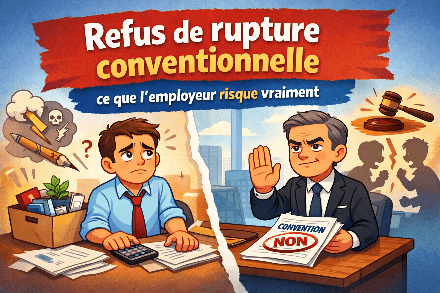 Refus de rupture conventionnelle par l’employeur : ce que dit la loi