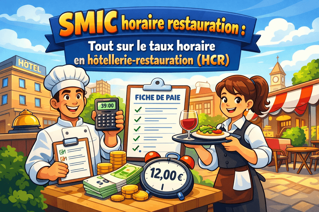 SMIC horaire restauration 2026 : taux horaires et grilles en HCR